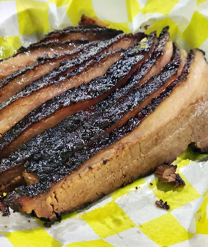 Behold the holy grail of barbecue&mdash;brisket with that perfect smoke ring and bark that makes time stand still. Poetry doesn't get more beautiful than this.