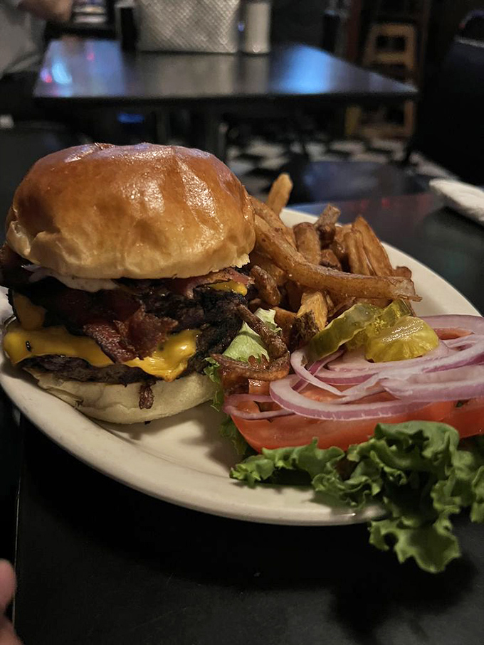Behold the burger that launched a thousand napkins. Juicy, messy, and unapologetically delicious&mdash;exactly what you'd want after touring Pike Place or before facing Monday.