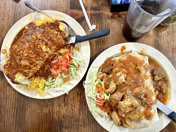 These aren't just burritos&mdash;they're architectural marvels requiring structural engineering and a healthy disregard for portion control.