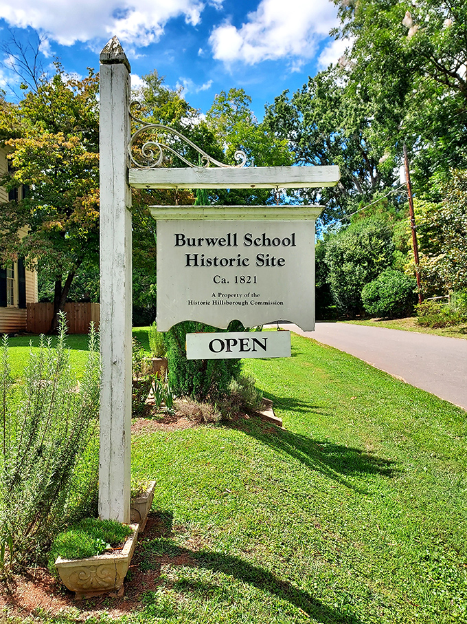 The Burwell School Historic Site, established in 1821, stands as a testament to Hillsborough's commitment to preserving its storied past while welcoming visitors.