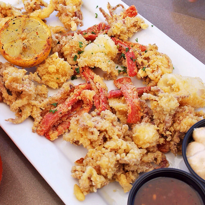Crispy, golden, and utterly irresistible&mdash;this calamari fritti isn't just an appetizer, it's the reason ferries to Catalina stay in business.