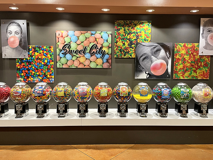 Sweet City's candy dispensers&mdash;where adults suddenly remember what it's like to be eight years old again. Diet resolutions come here to die gloriously.