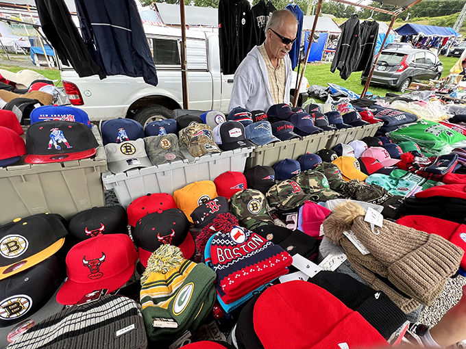 Sports fans find their tribe among rows of team caps. Red Sox, Patriots, Bruins&mdash;the pantheon of New England loyalty displayed in brim form.
