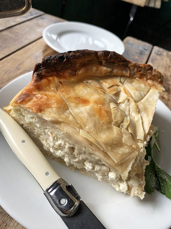 Behold the legendary gibanica &ndash; layers of flaky filo embracing tangy cheese filling. One bite and you'll understand why locals make pilgrimages here.