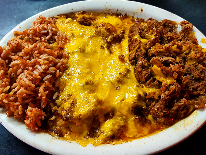 These cheese enchiladas aren't trying to reinvent the wheel&mdash;they're just perfecting it with melty goodness and that signature sauce.