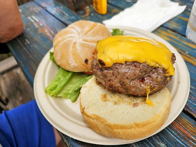 This isn't just a cheeseburger&mdash;it's a monument to beef. That melted cheese cascading down the sides isn't just delicious, it's a work of art