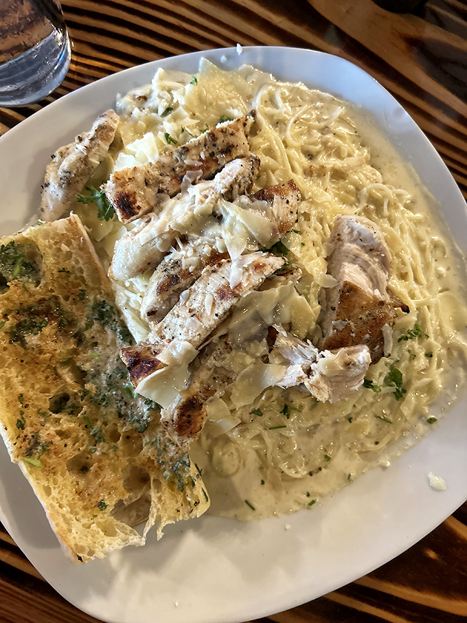Creamy perfection on a plate! This chicken Alfredo isn't just dinner&mdash;it's what comfort food dreams are made of.