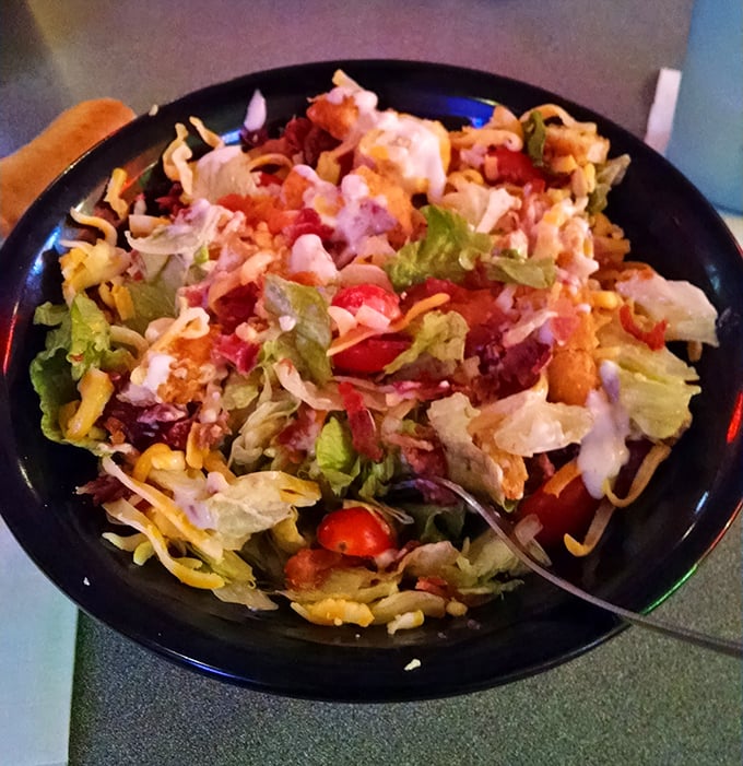 This isn't just any chicken salad &ndash; it's a colorful celebration on a plate, where crisp veggies and tender chicken come together in a harmony that would make a food photographer weep.