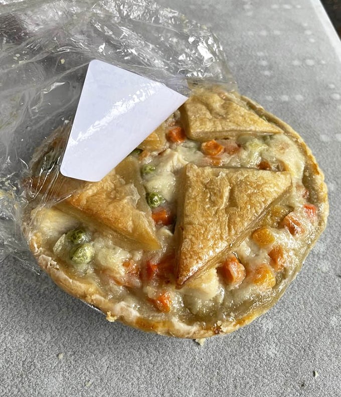 Behold, the celebrity of the establishment! This chicken pot pie has more fans than most reality TV stars, and unlike them, actually deserves the attention.