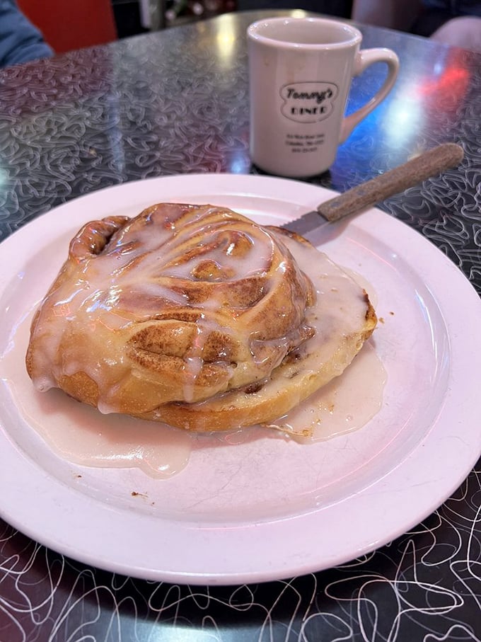 Not all heroes wear capes; some come in spiral form, dripping with glaze, demanding to be the star of your morning.