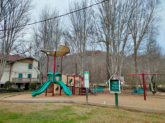 Riverside parks in Helen offer front-row seats to nature's daily show along the Chattahoochee River.