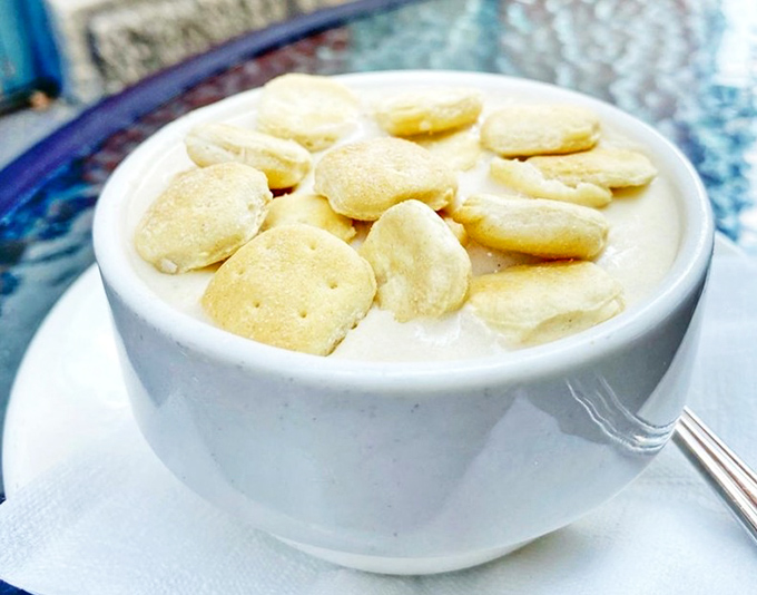 Creamy, clam-packed perfection that proves some stereotypes about New England chowder are gloriously, deliciously accurate and worth celebrating.