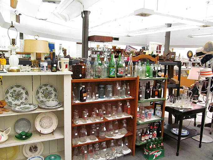 From 7UP to milk bottles, this vintage collection tells America's story one sip at a time. Grandpa's first Coca-Cola might have come from one of these!