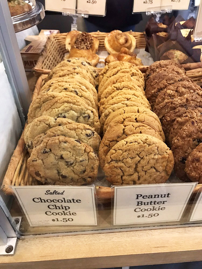 These cookies aren't just arranged—they're strategically positioned to make resistance futile and satisfaction inevitable.