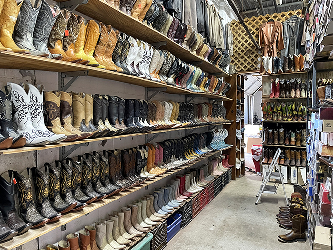 Boot heaven exists, and it's in Oklahoma City. Row upon row of western footwear stands ready to transform city slickers into cowpokes with just one purchase.