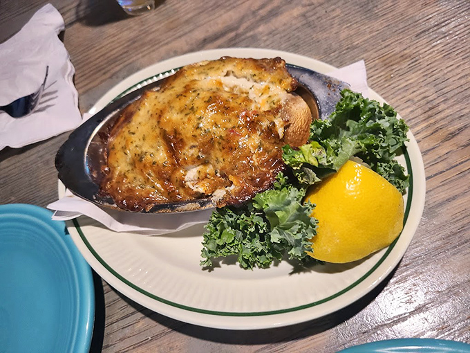 Crab Imperial: where luscious crab meat meets golden-brown perfection in a dish that makes butter jealous of its richness.