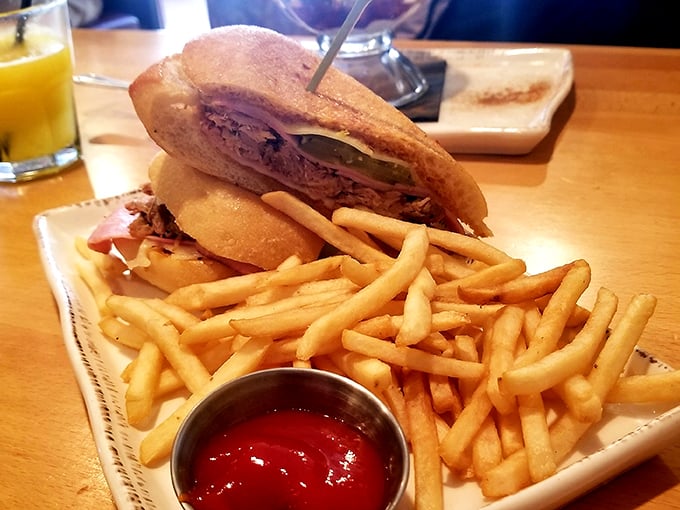 The Cuban sandwich arrives like a well-structured argument&mdash;pressed, convincing, and leaving you with nothing to dispute except who gets the last bite. 