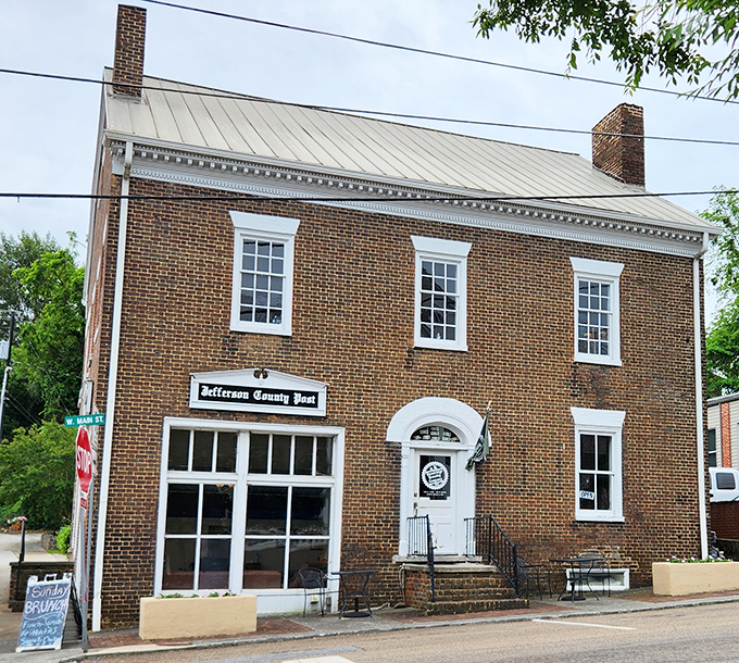 This historic brick building houses the Jefferson County Post, where local news still matters and "going viral" means everyone at the diner is talking about it.