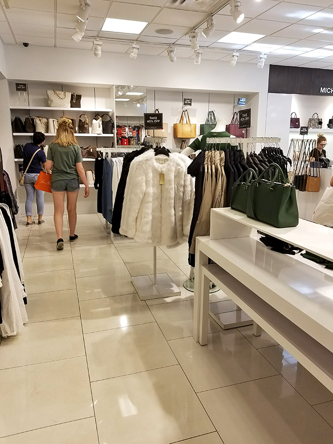 Clean lines and elegant displays make luxury shopping feel less intimidating and more like a sophisticated treasure hunt.