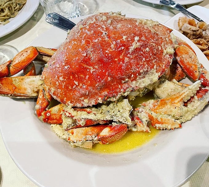 Behold the crown jewel of San Francisco's seafood scene&mdash;Dungeness crab in all its butter-soaked, garlic-infused glory. Resistance is futile.