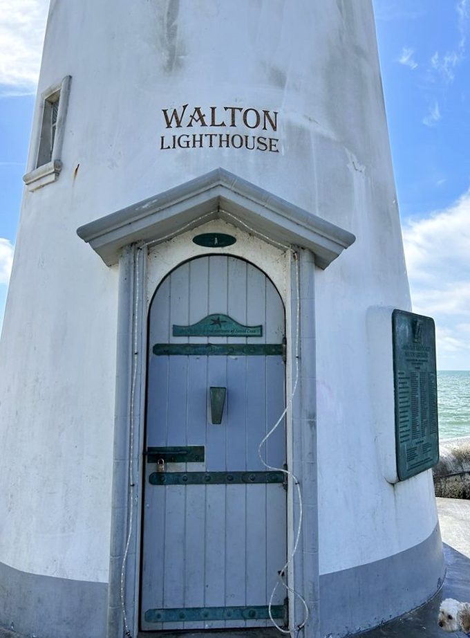 That weathered door has seen more maritime stories than most sailors' logbooks, and it's keeping every secret.