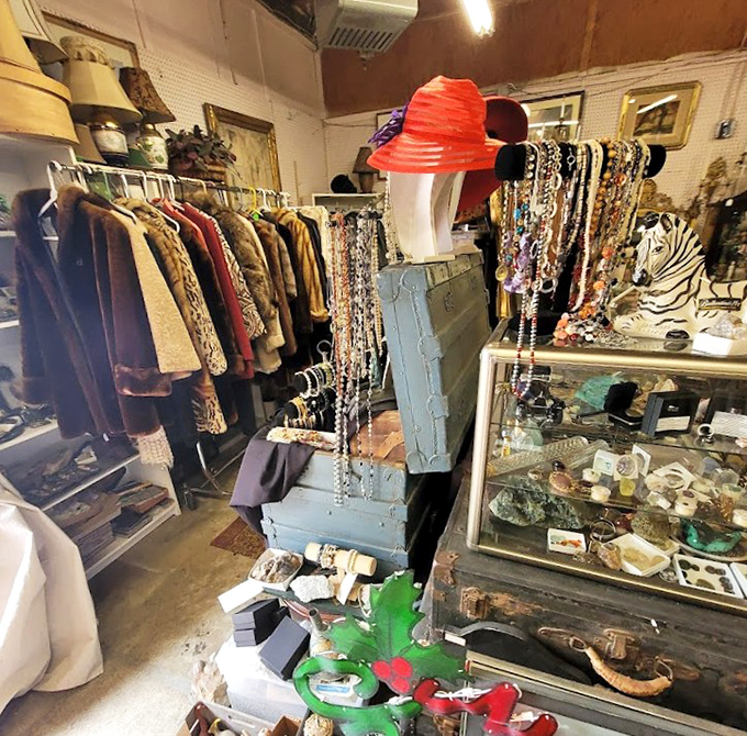 Vintage coats and sparkling accessories await their second chance at fashion glory. Yesterday's style becomes tomorrow's statement piece.