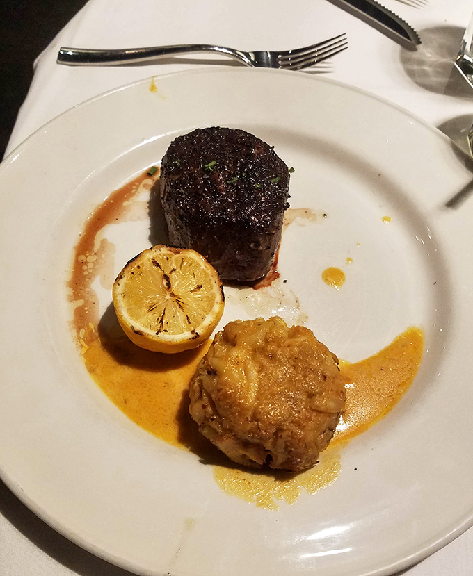 Behold the star of the show: a perfectly seared filet mignon that makes you wonder why you ever bothered with lesser steaks.