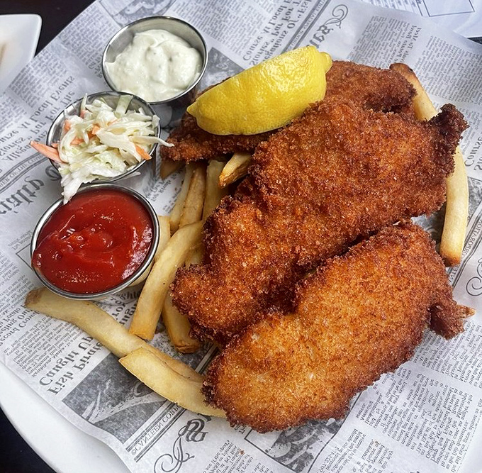 Behold the golden masterpiece that's converting landlocked Ohioans into fish and chips evangelists everywhere.