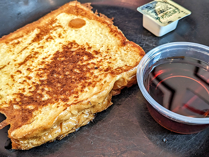 The French toast that launched a thousand road trips &ndash; golden-brown perfection with a side of maple syrup that's worth crossing state lines for.