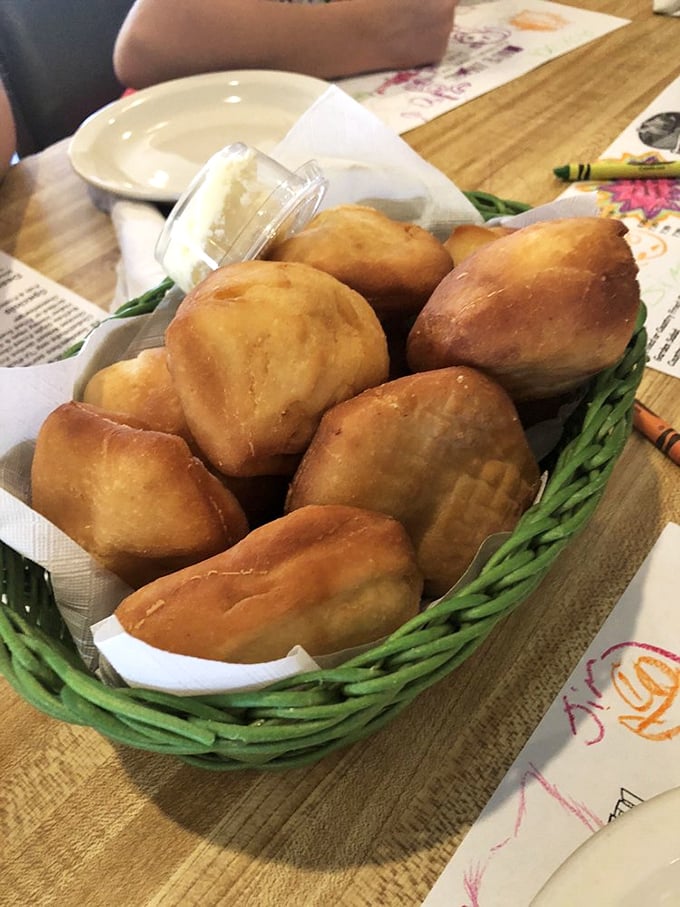 These golden fried biscuits aren't just bread&mdash;they're little pouches of joy waiting to be slathered with apple butter and memories.