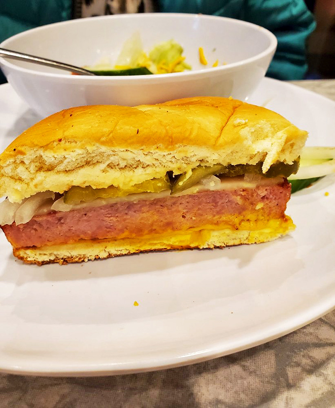 This fried bologna sandwich isn't your sad childhood lunch&mdash;it's the grown-up version that makes you wonder why you ever stopped eating them.