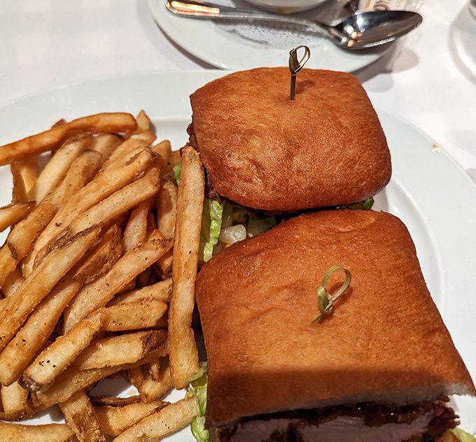 This sandwich isn't just stacked&mdash;it's architecturally sound. Golden-brown perfection that makes you wonder why you ever ate anything else.