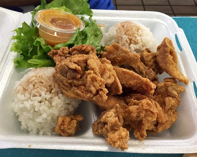 Golden, crispy, and utterly irresistible &ndash; Fresh Catch's fried chicken proves that sometimes the best seafood joint in town also fries up poultry that makes you question everything you thought you knew.