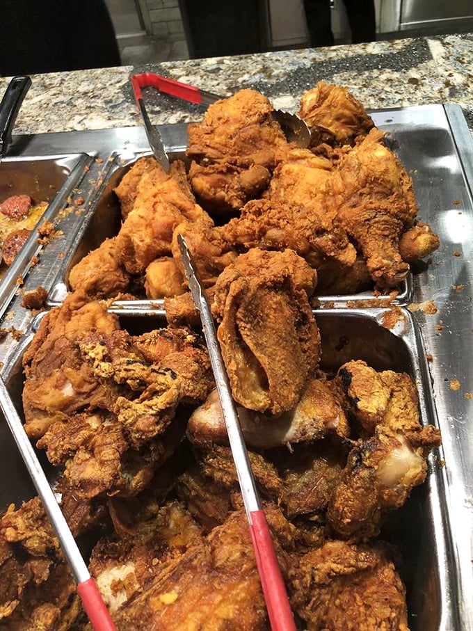 Fried chicken nirvana awaits. Golden, crispy, and utterly unapologetic&mdash;this is the star attraction that locals will drive an hour just to experience.