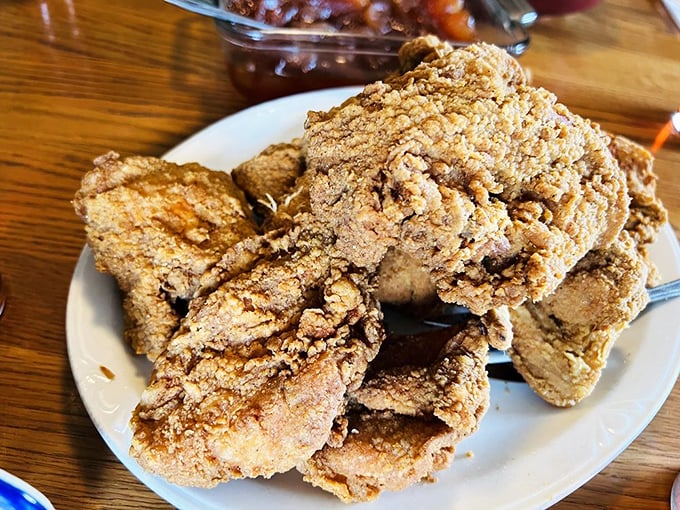 This isn't just fried chicken&mdash;it's edible Southern history with a crust so perfect it deserves its own display case at the Smithsonian.