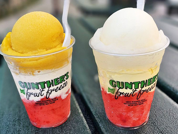 The famous 50/50 &ndash; half fruit freeze, half soft serve &ndash; is the Switzerland of desserts, diplomatically bringing peace between ice cream and sorbet lovers everywhere.