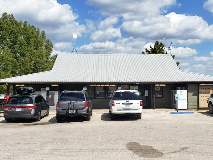 The park store stands ready to save your camping trip with forgotten marshmallows and other essential survival gear.