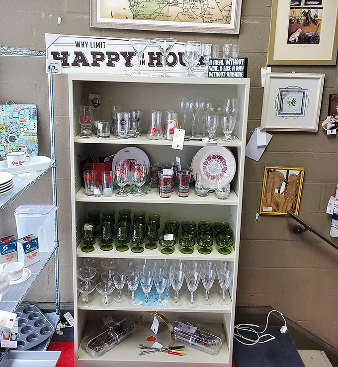 "Why limit happy hour?" indeed! This glassware collection could turn Tuesday's takeout into a celebration worthy of Downtown Abbey.