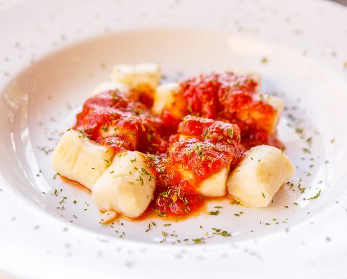 These pillowy gnocchi aren't just pasta&mdash;they're little clouds of potato perfection swimming in bright marinara sauce that would make any Italian grandmother nod in approval.