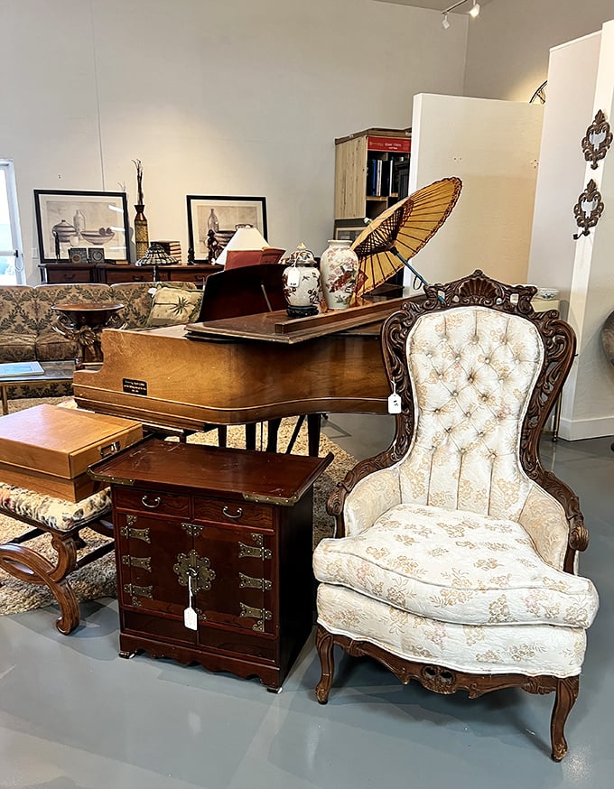 That grand piano has probably played everything from Chopsticks to Chopin, and now it's waiting for you.