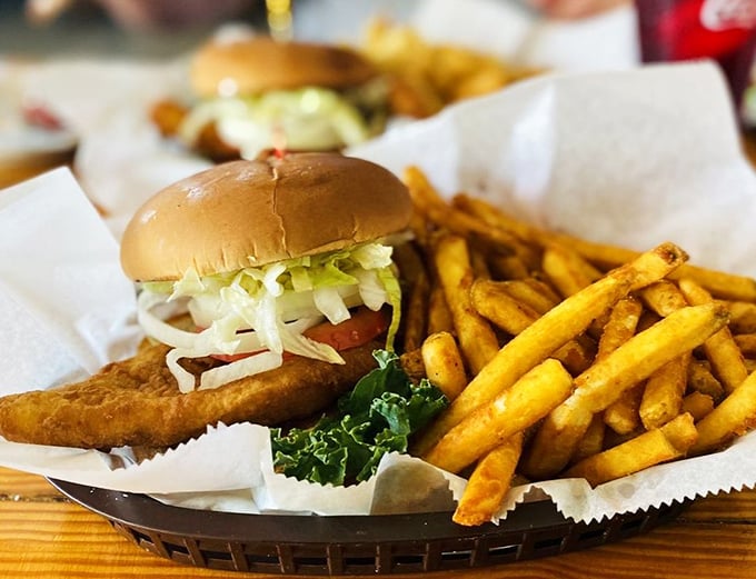 Behold the grouper sandwich that's been making people reconsider their life choices and plan return trips immediately.