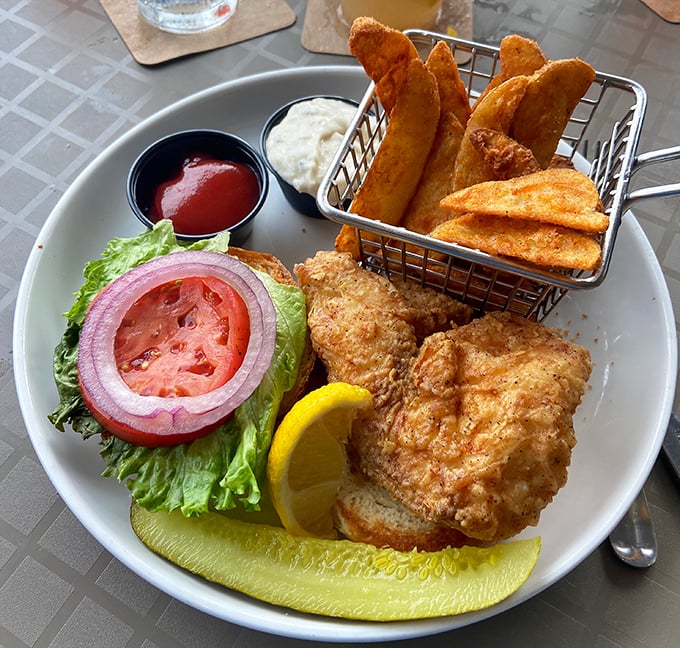 This isn't just fried fish&mdash;it's vacation on a plate. Golden perfection with a side of "why don't I live here year-round?"