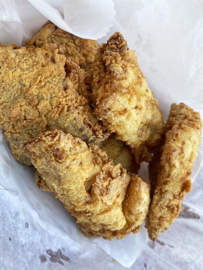 Golden-brown perfection that whispers, "Yes, I was swimming this morning, and now I'm the highlight of your day."