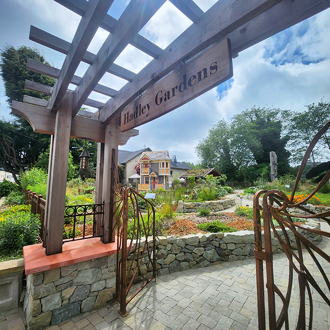 Hadley Gardens offers a glimpse of Victorian elegance with a modern green thumb. That pergola entrance isn't just saying "welcome"—it's practically bowing.