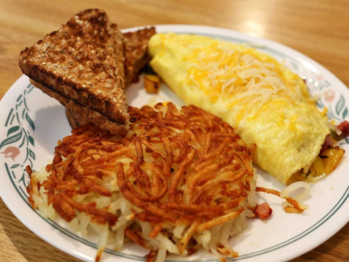 Behold the hash brown masterpiece that launched a thousand return visits—crispy, golden, and absolutely worth the drive.