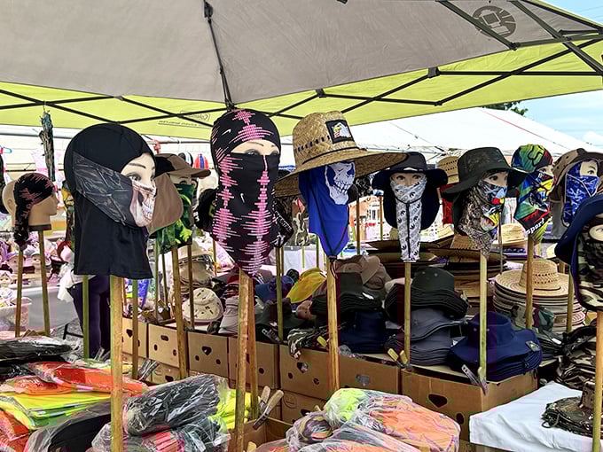 Face coverings that serve double duty as fashion statements. Who knew practical outdoor gear could have so much personality?