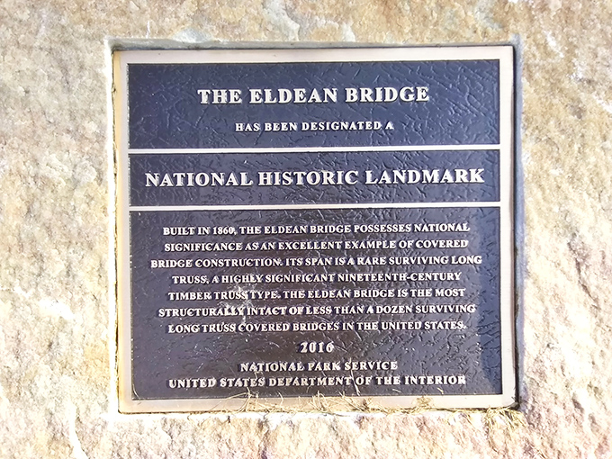 This plaque tells the story of engineering genius meeting old-fashioned craftsmanship &ndash; basically the 1860s version of going viral.