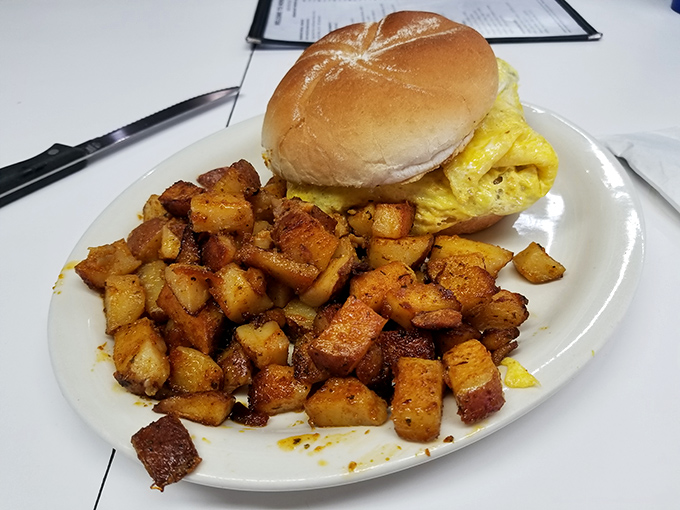 These aren't just home fries&mdash;they're potato perfection that would make your grandmother both jealous and proud. Golden, crispy, and worth every mile of the drive.