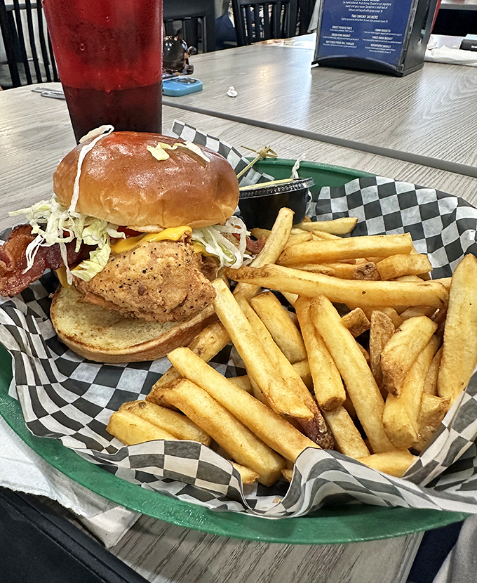 The star of the show: a burger so perfect it makes you question every other burger you've ever committed to.