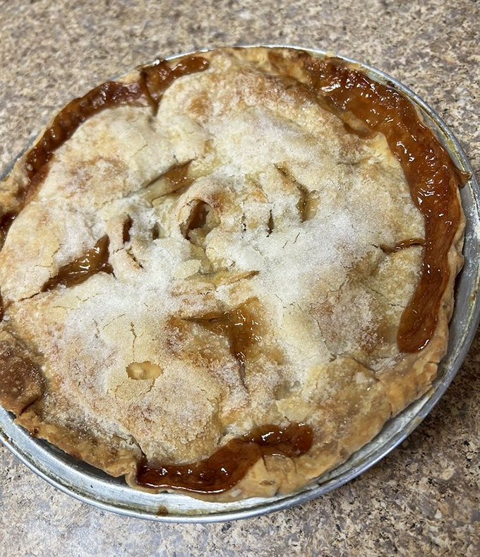 Golden, flaky, and oozing with sweet filling – this homemade pie isn't just dessert, it's edible nostalgia that makes you want to hug whoever baked it.